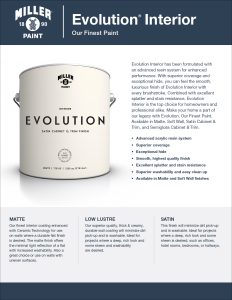 Evolution Interior | Miller Paint