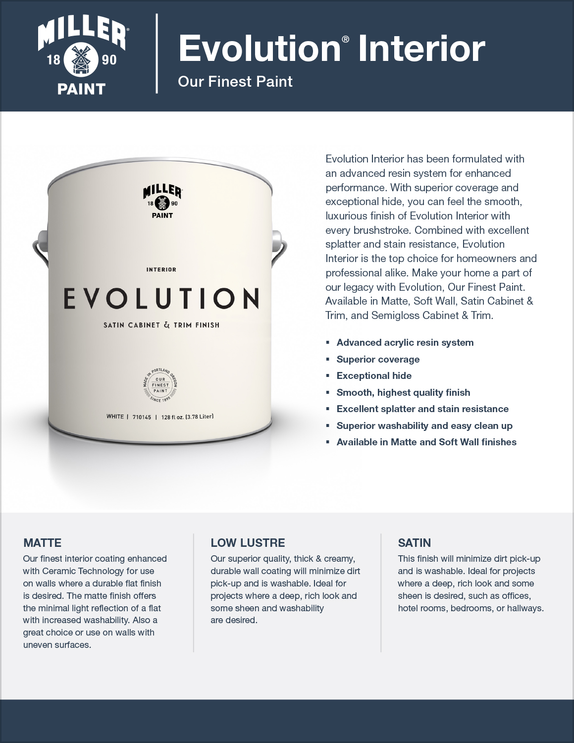 Evolution Interior | Miller Paint