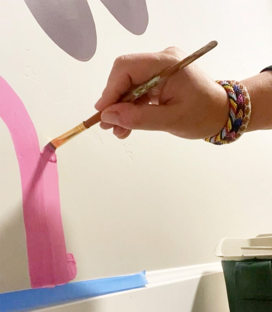 PAINT THIS: Abstract Sketch +Shape Mural - millerpaint.com