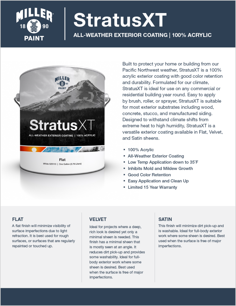 StratusXT Exterior Paint