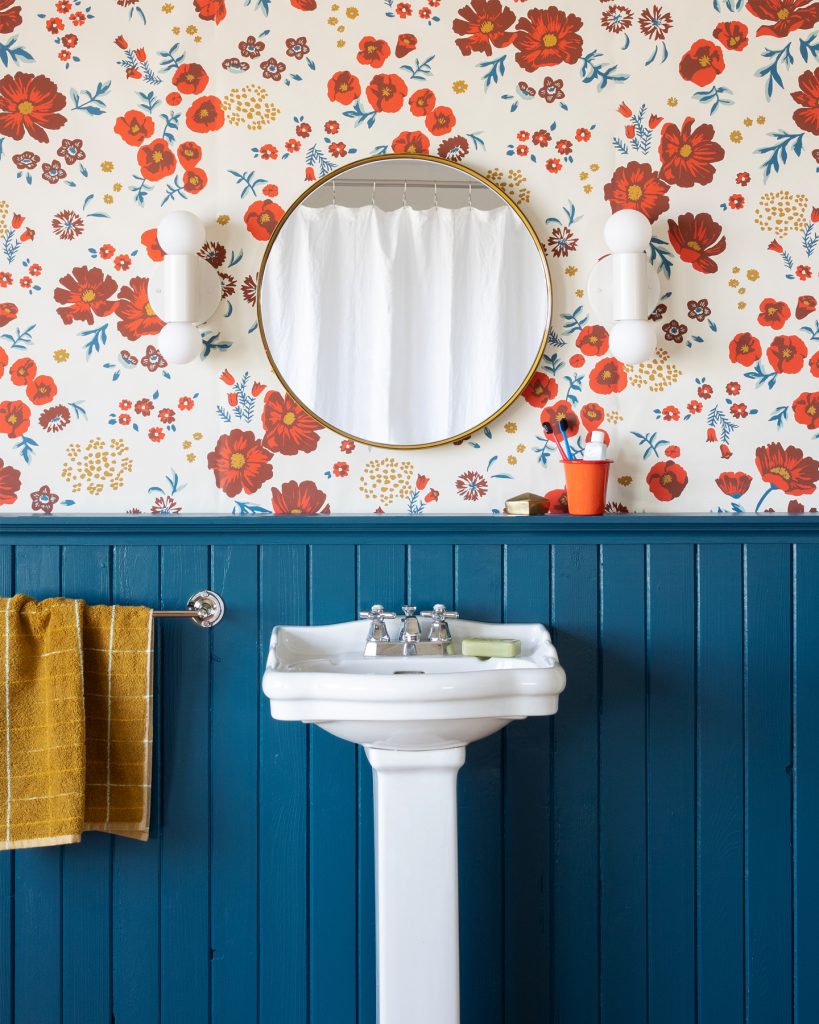 PAINT THIS: Colorful Wainscoting