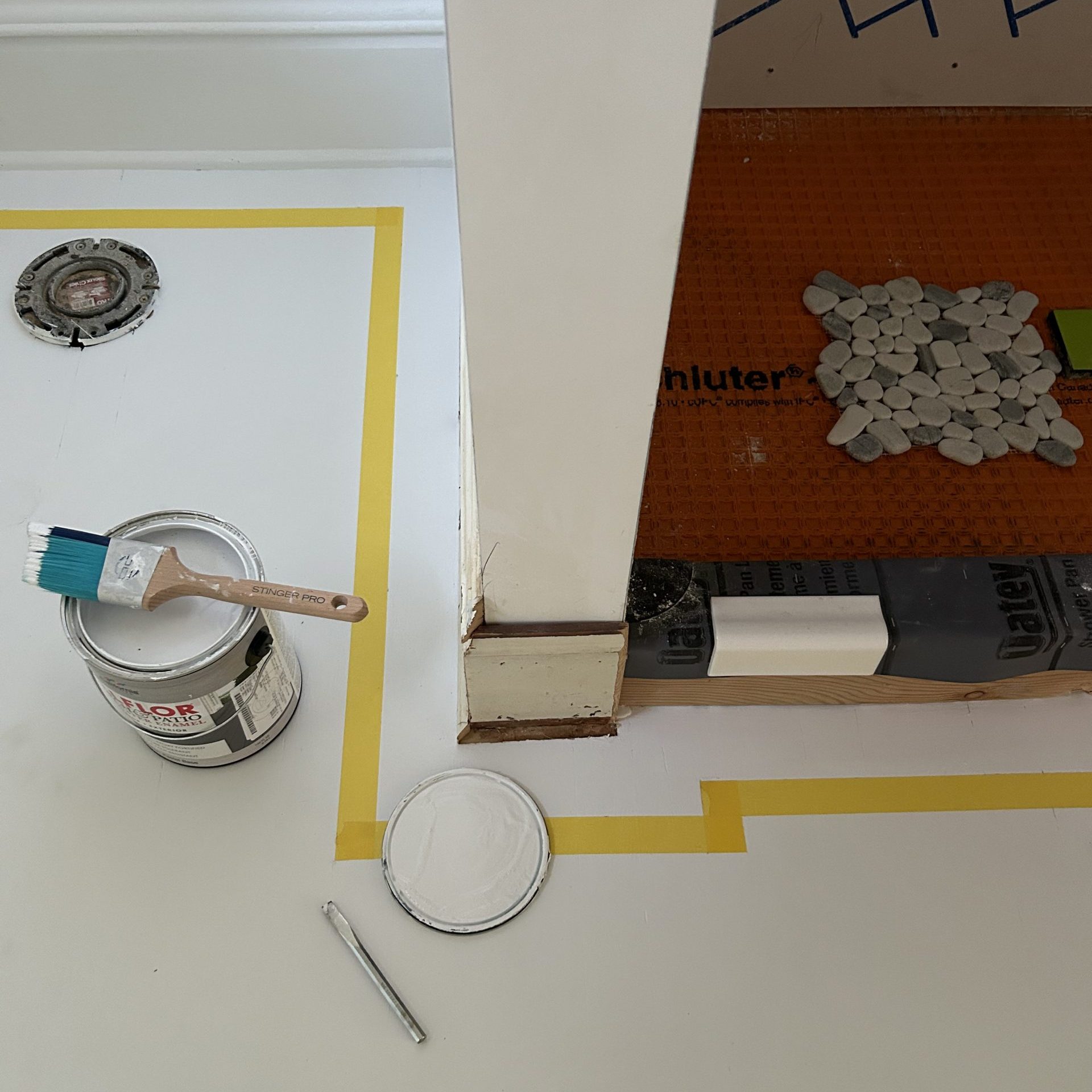 PAINT THIS: Stripe Border Floor