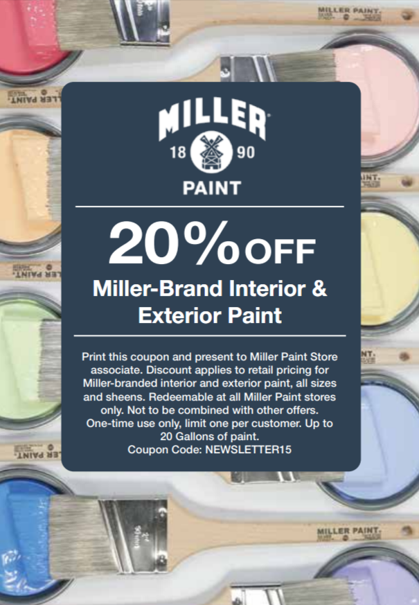 Thank You - millerpaint.com